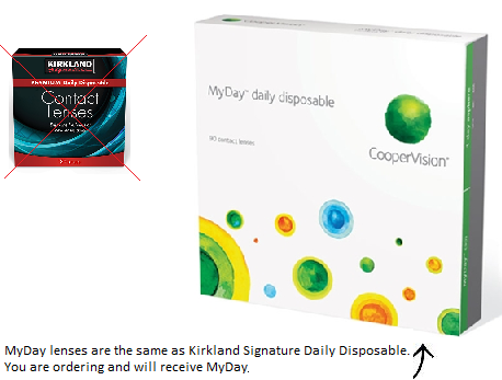 OptiContacts.com -- MyDay (Same as Kirkland Signature Premium Daily ...