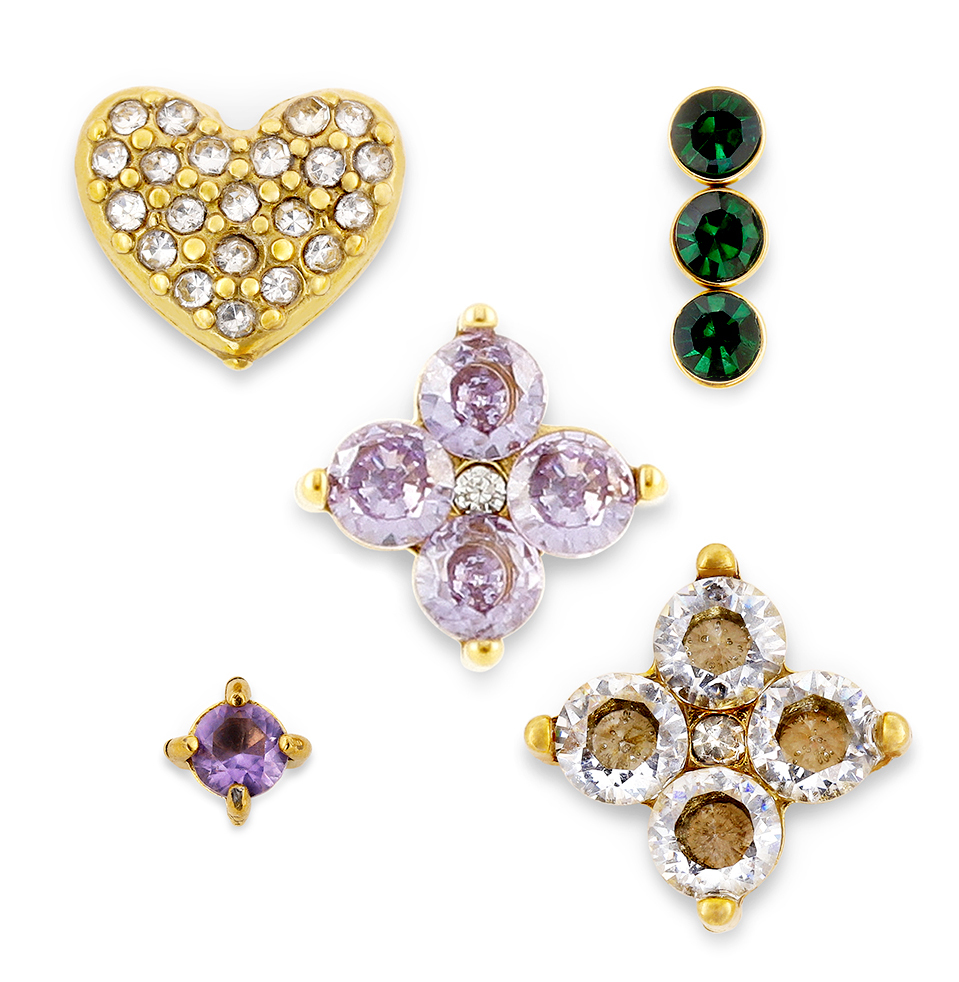 OptiContacts.com -- KITSbitz™ - Pavé Charm Set